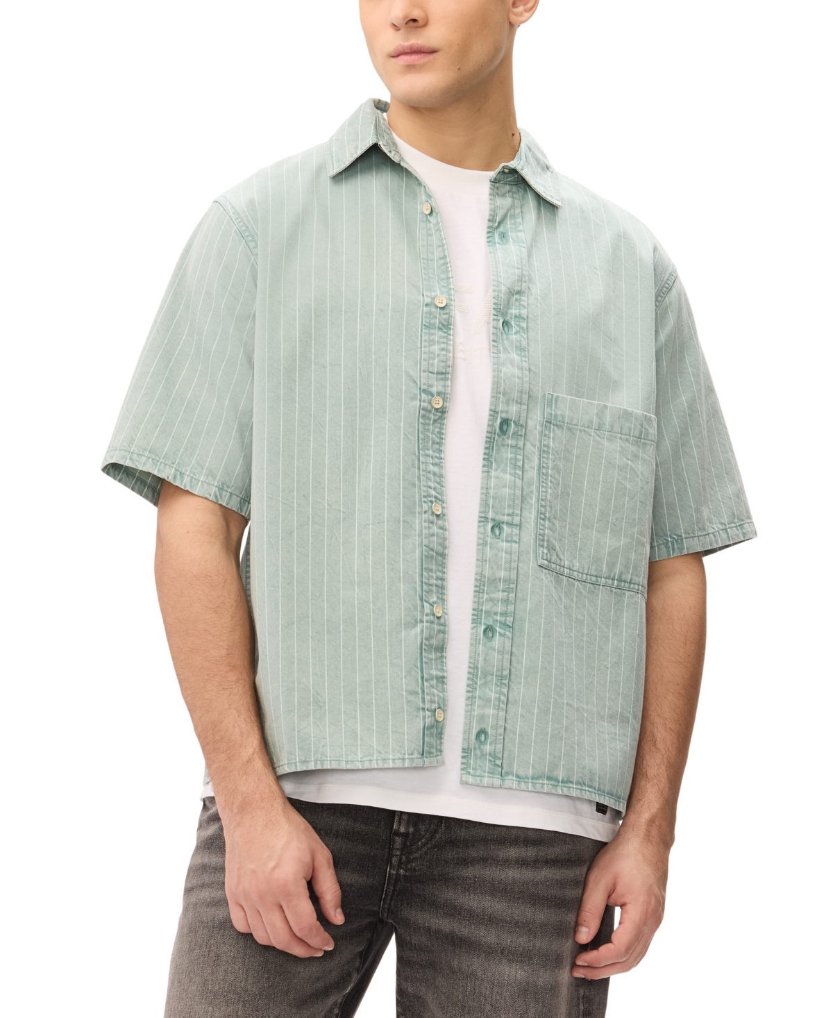 Click here for Buffalo David Bitton Mens Vertical Stripe Pattern... prices