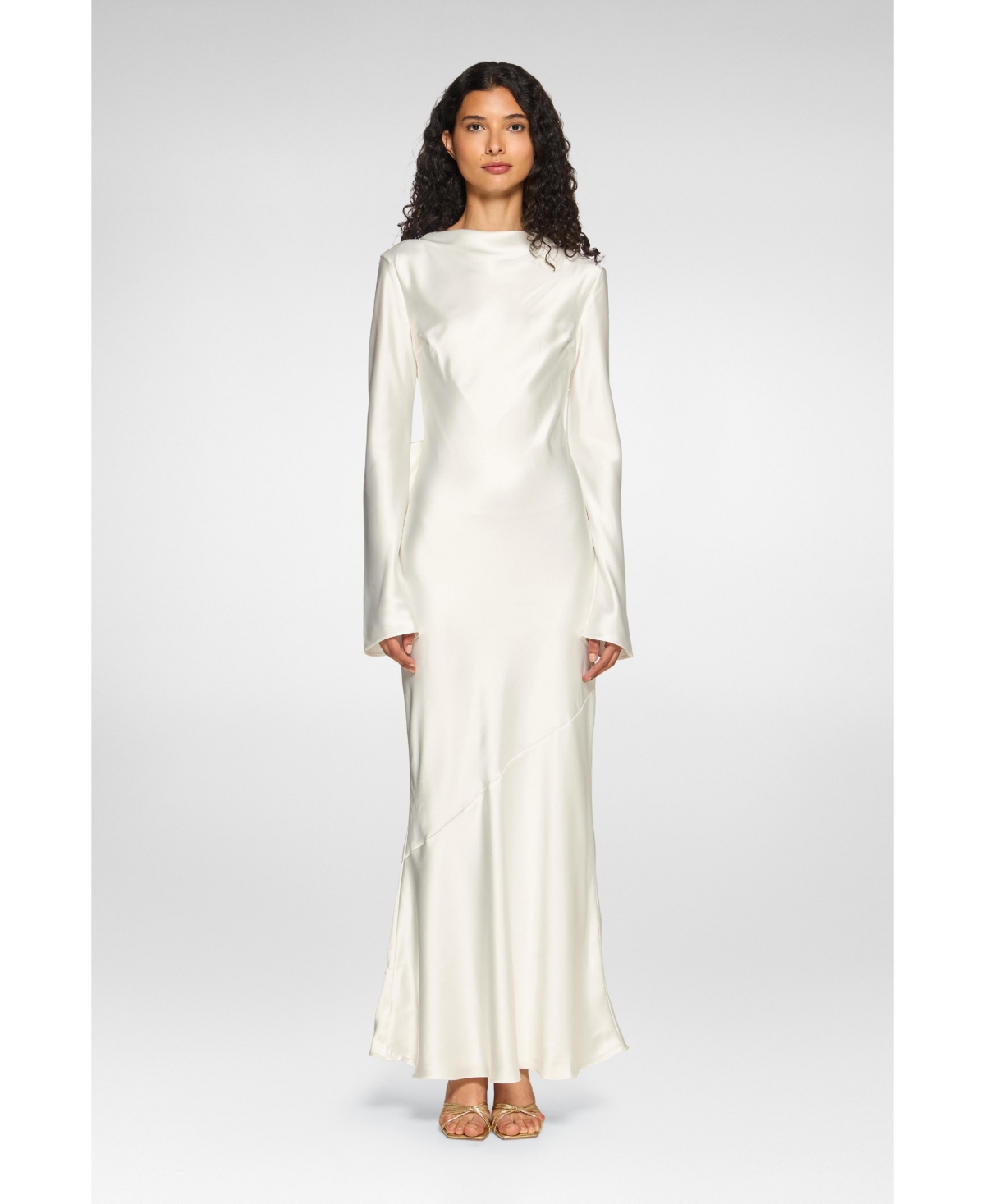 Click here for Daska Womens Bow Dress - Ivory prices