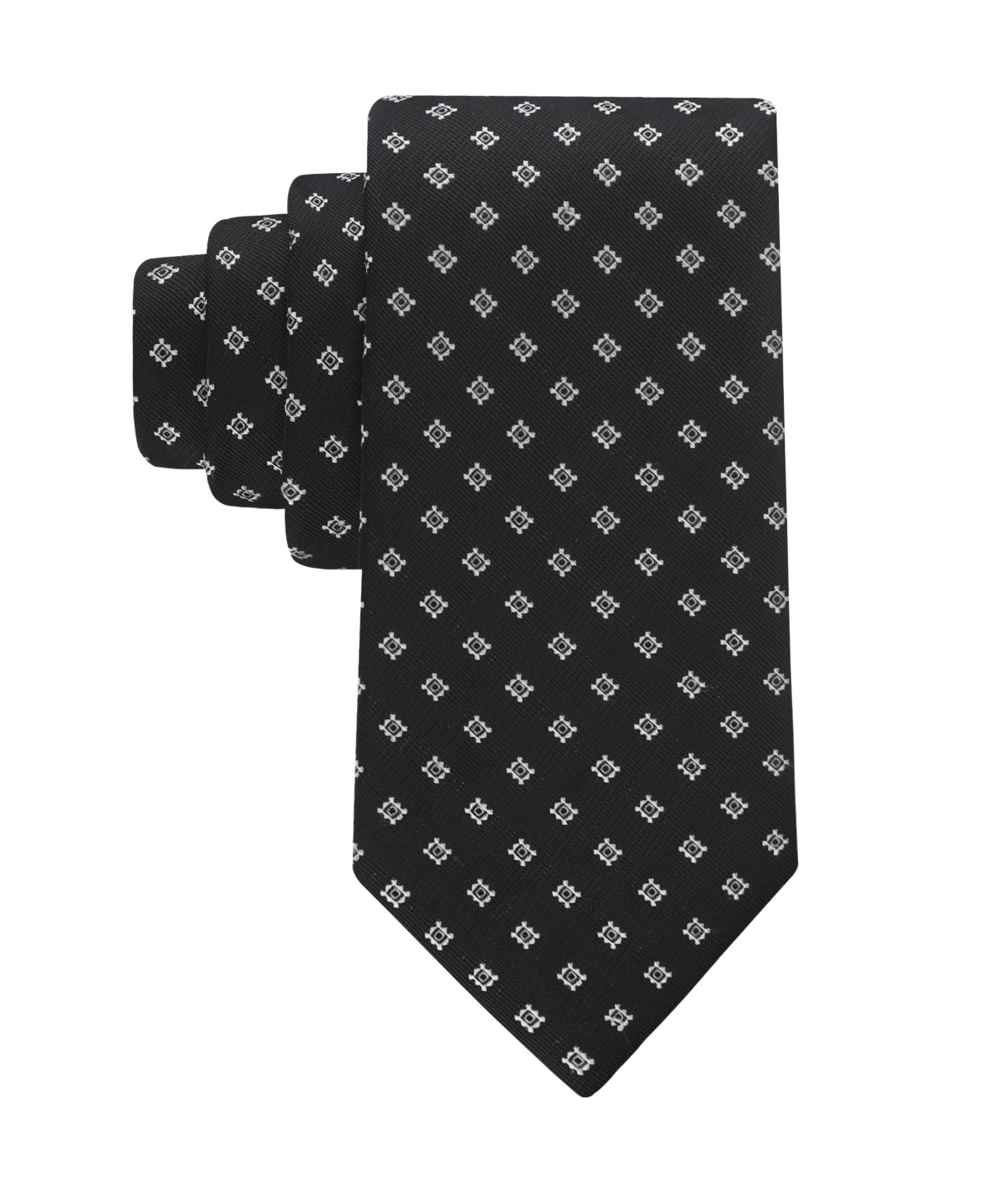 Click here for Tommy Hilfiger Mens Burks Neat Tie - Black prices
