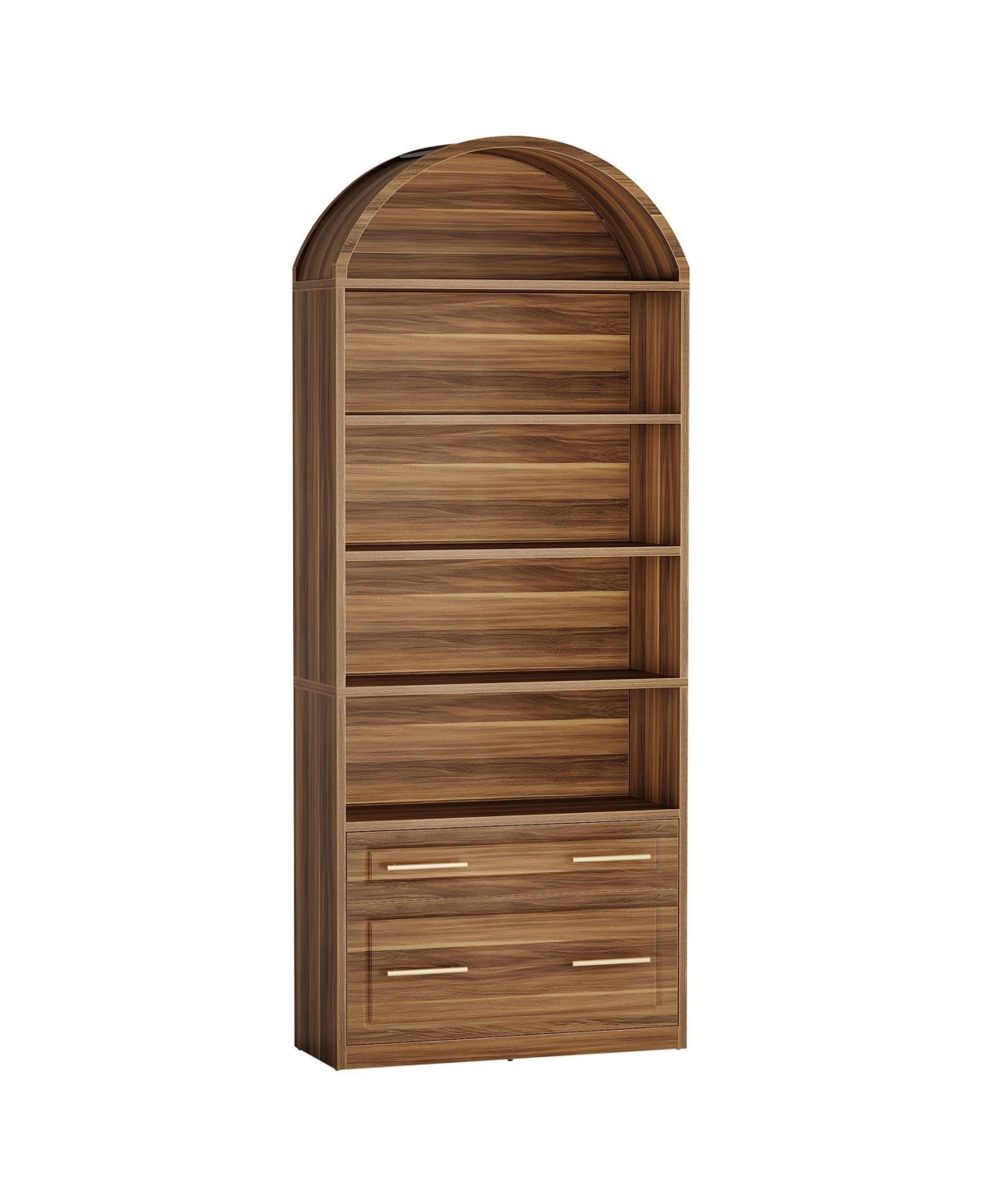 Click here for Slickblue 5 Tier Storage Bookshelf with File Drawe... prices