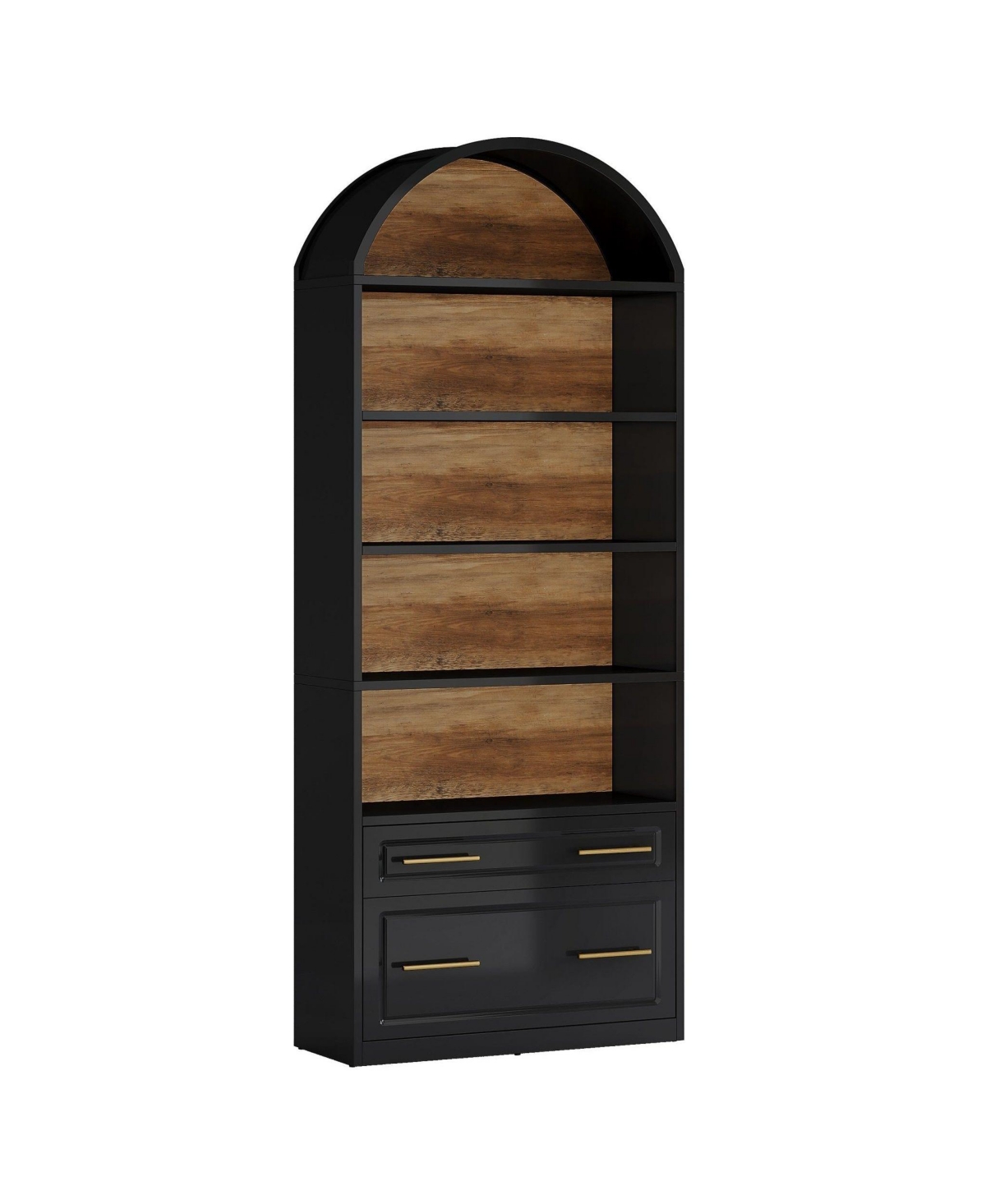 Click here for Slickblue 5 Tier Storage Bookshelf with File Drawe... prices