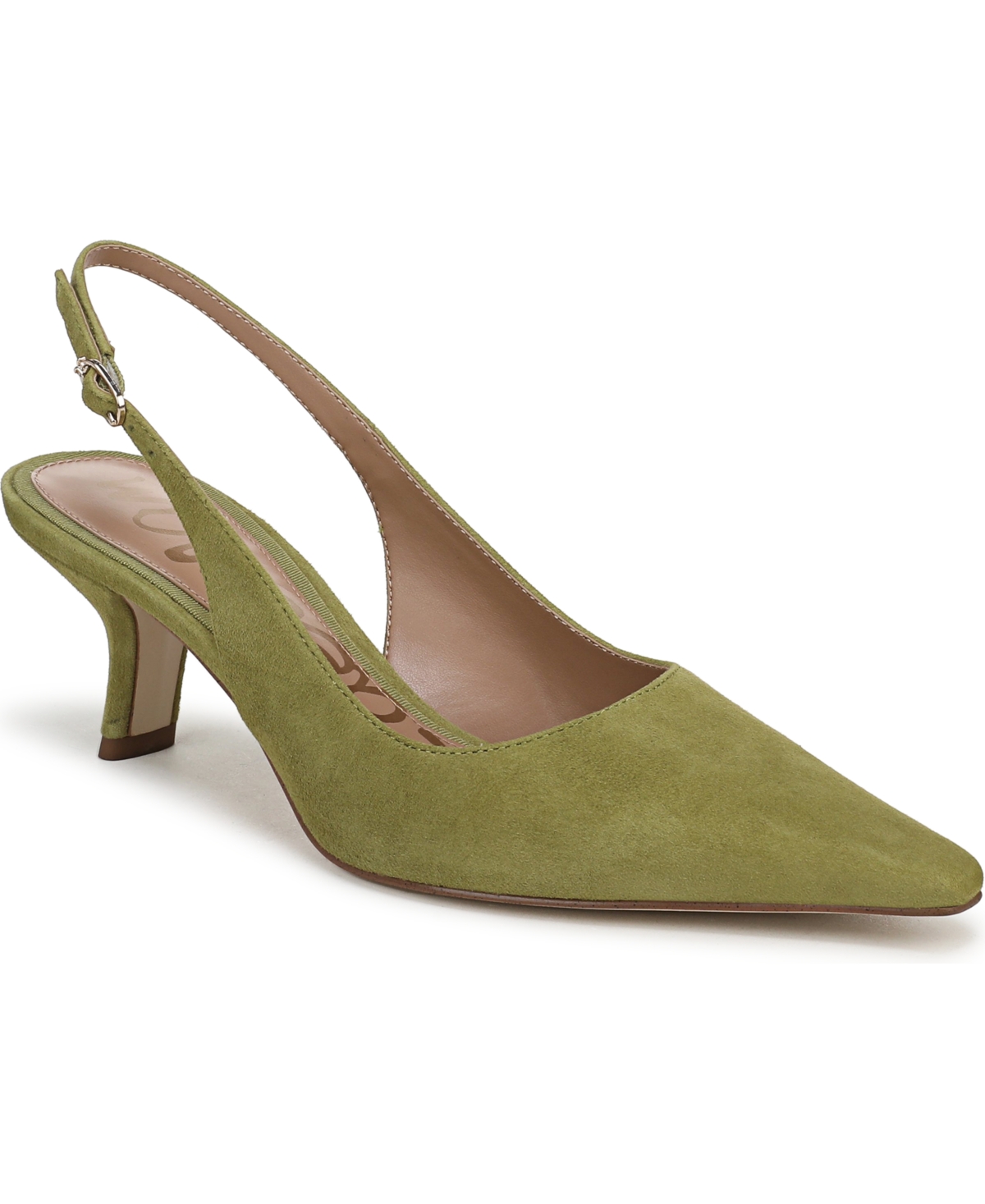 Click here for Sam Edelman Womens Bianka Slingback Kitten-Heel Pu... prices