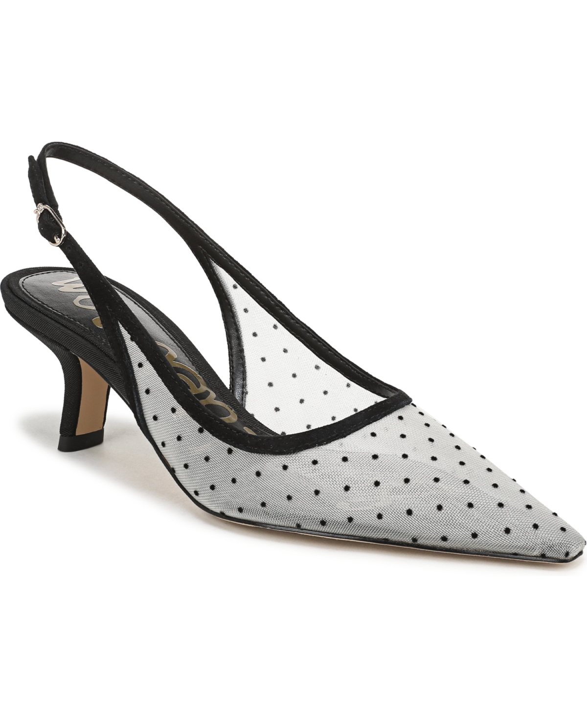 Click here for Sam Edelman Womens Bianka Slingback Kitten-Heel Pu... prices