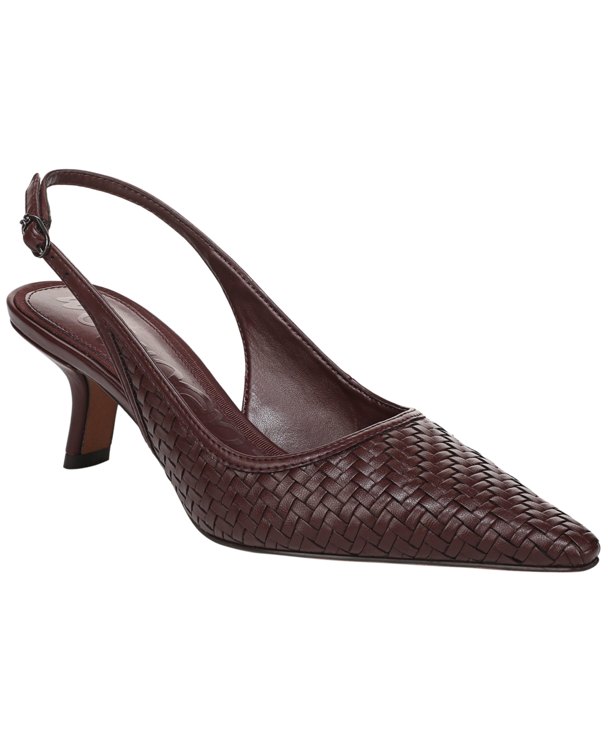 Click here for Sam Edelman Womens Bianka Slingback Kitten-Heel Pu... prices