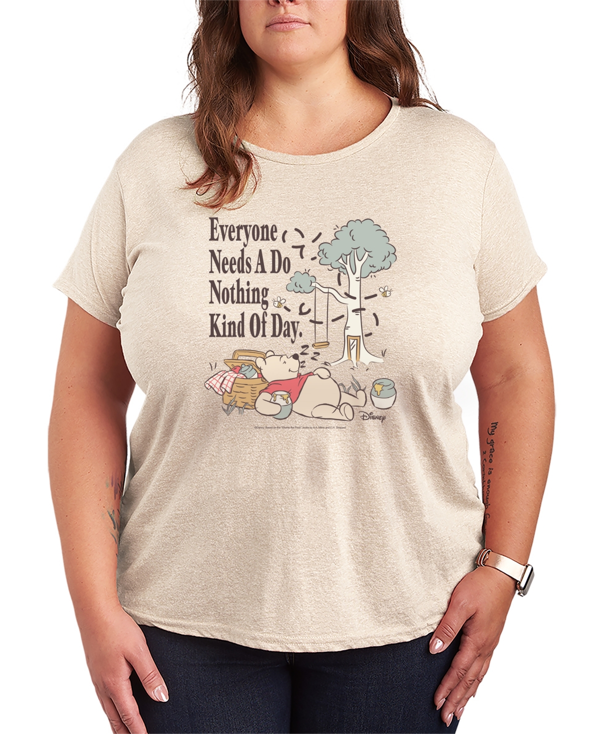 Click here for Hybrid Apparel Plus Size Winnie The Pooh Nothing K... prices