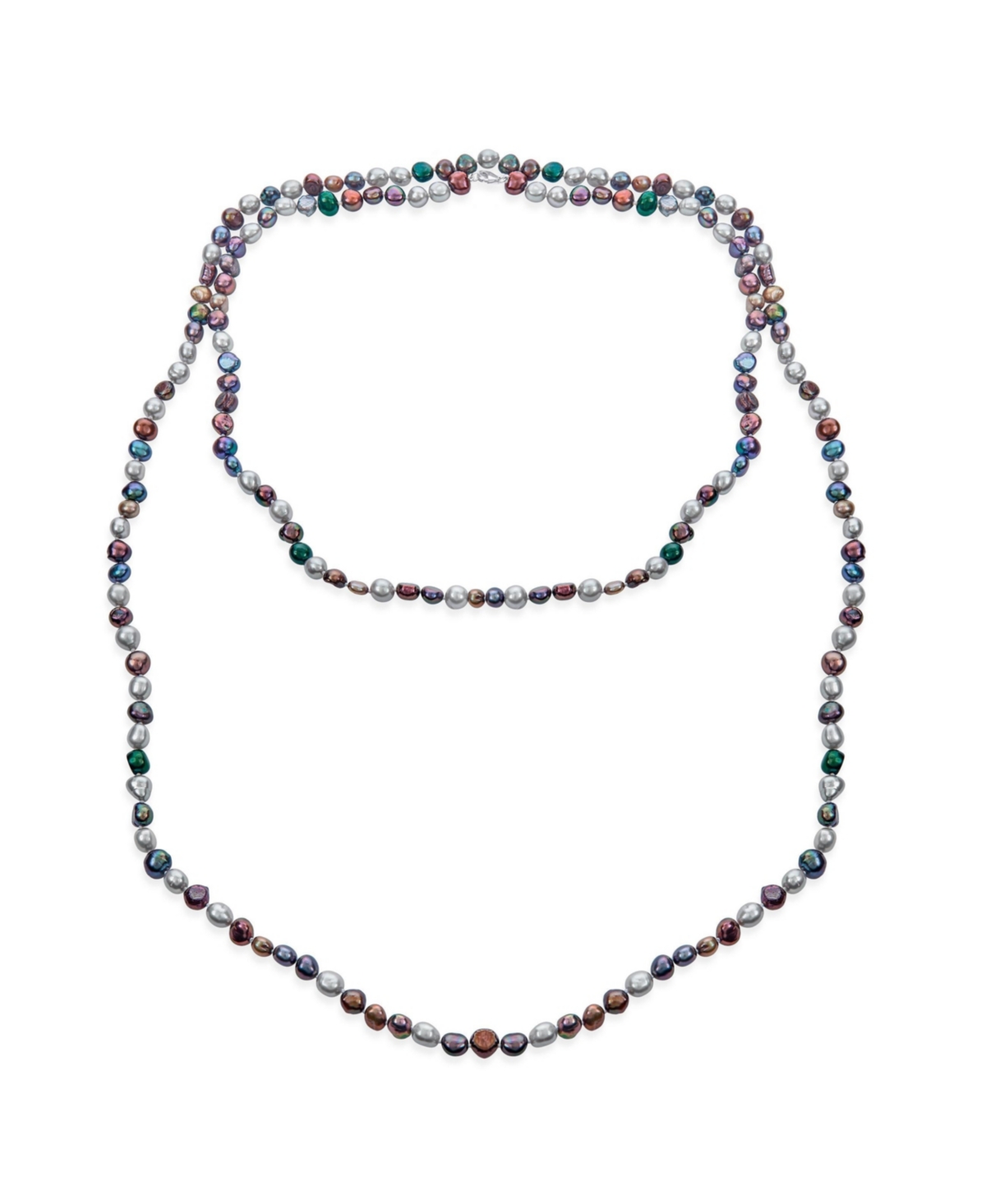 Click here for Bling Jewelry Pearl Strand Necklace Long Freshwate... prices