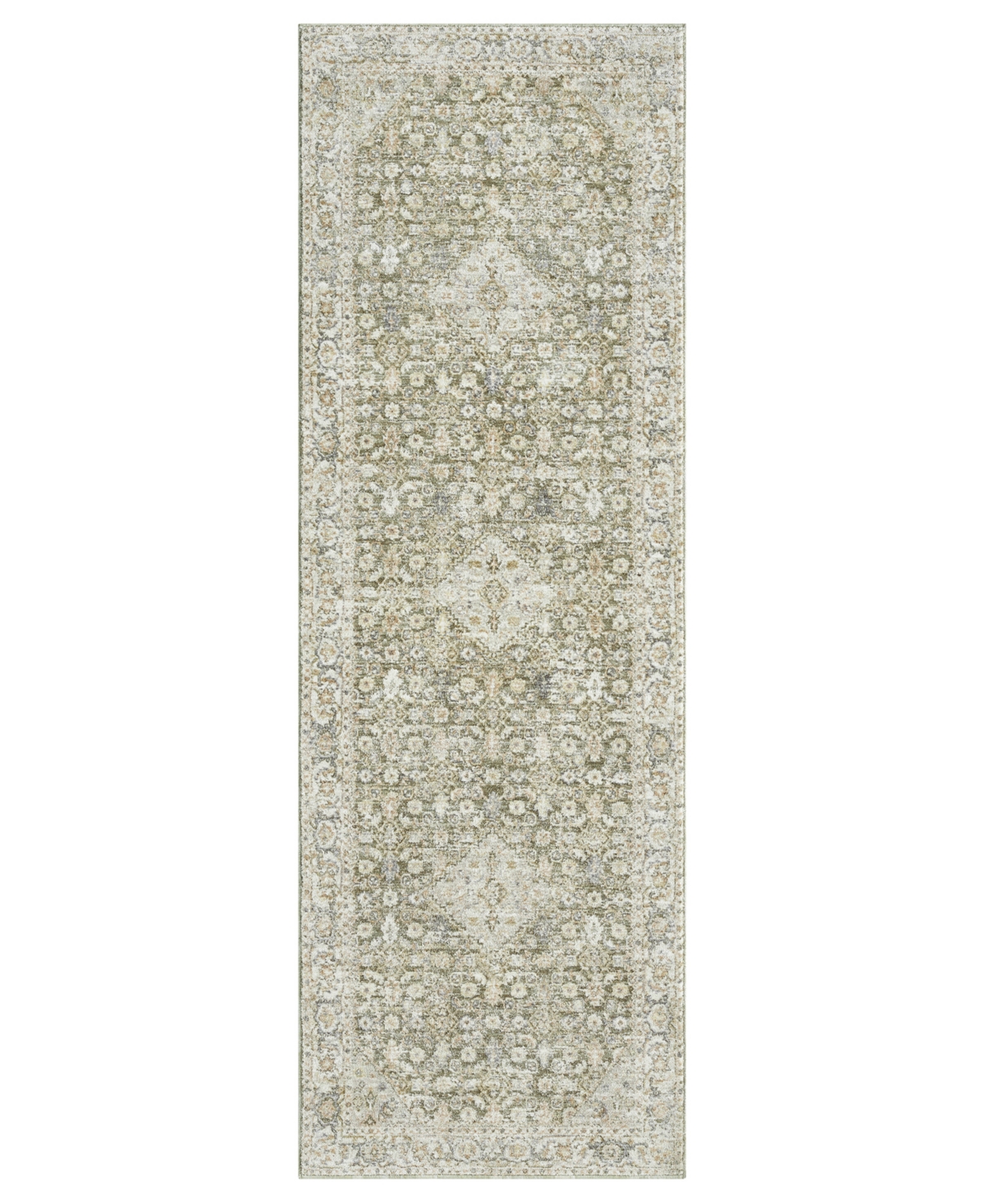 Click here for Lr Home Maria Mir-145 27x710 Runner Area Rug - Gre... prices
