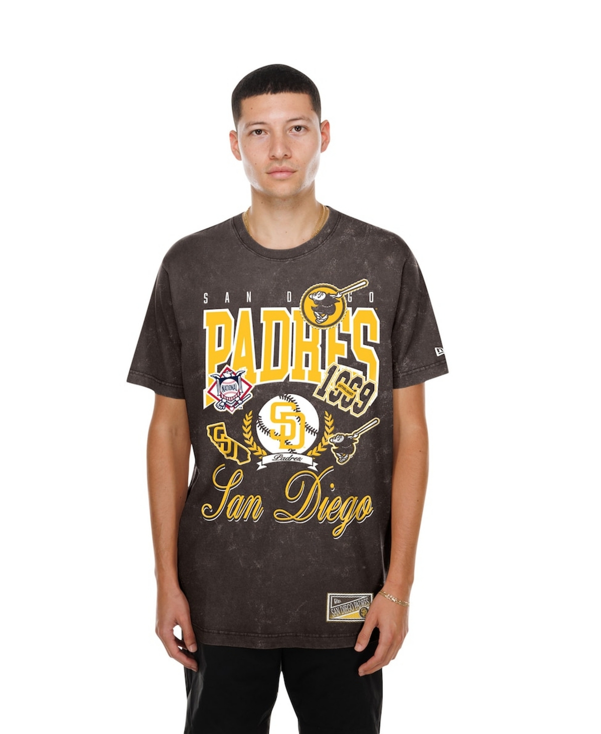 Click here for New Era Mens Brown San Diego Padres Mineral Wash T... prices