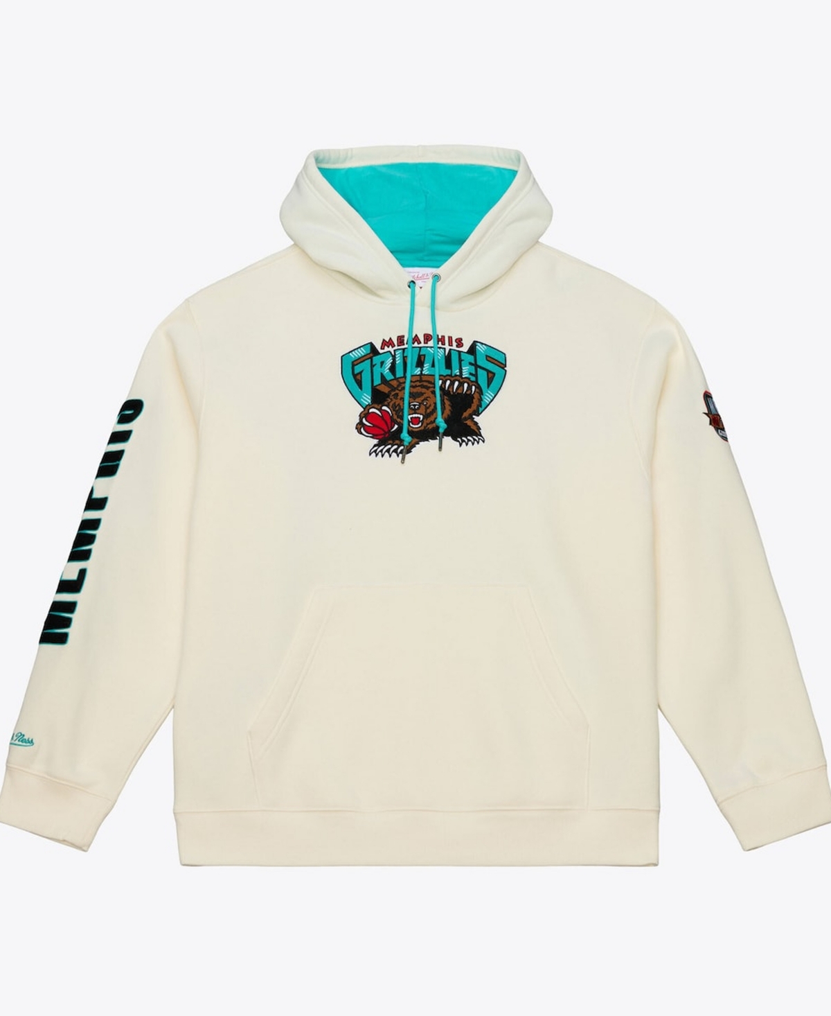 Click here for Mitchell & Ness Mens Cream Memphis Grizzlies Hardw... prices