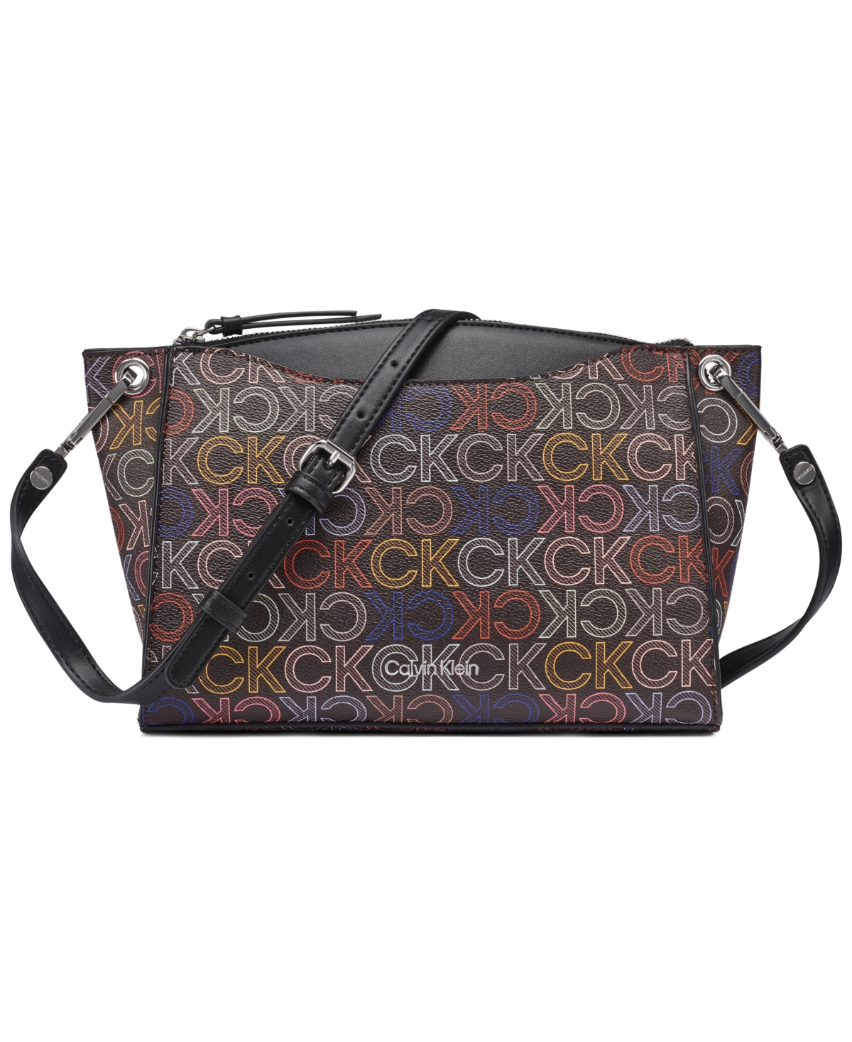 Click here for Calvin Klein Garnet Small Crossbody Handbag - Brow... prices