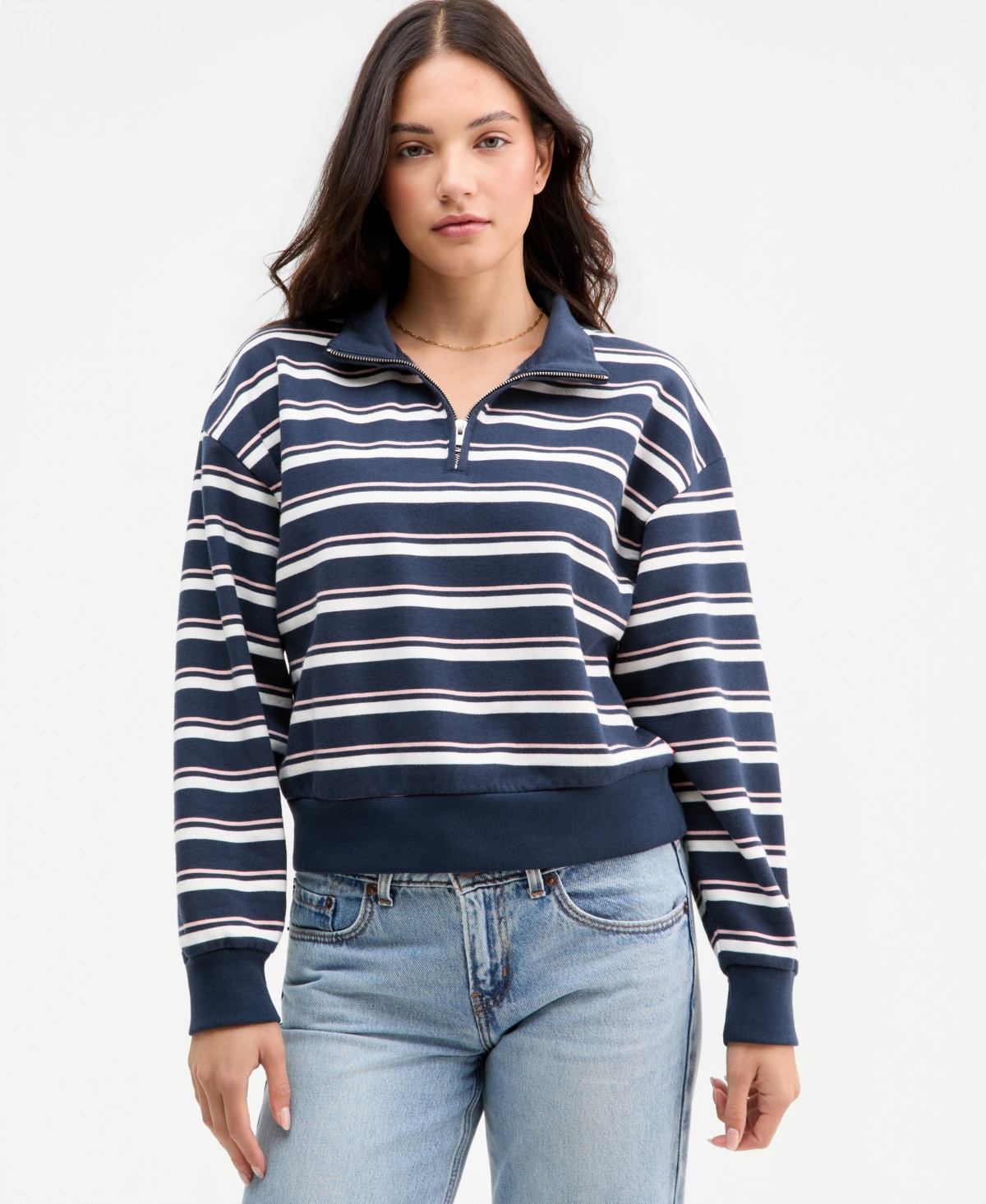 Click here for Levis Womens Cotton-Blend Everyday Sweatshirt - Ru... prices