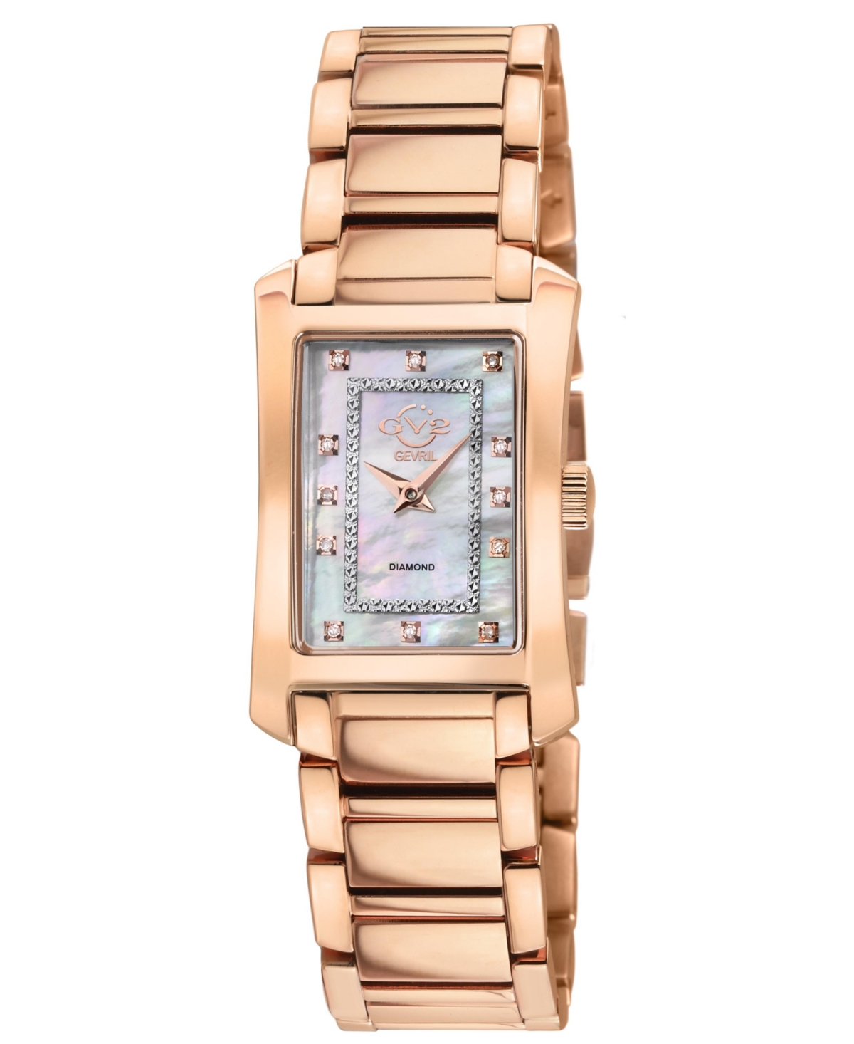 Click here for GV2 by Gevril Womens Luino Swiss Quartz Diamond Ip... prices