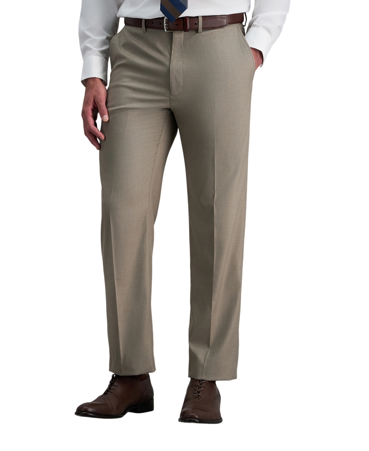 Click here for Jmh Men Premium Stretch Classic Fit Flat Front Sui... prices