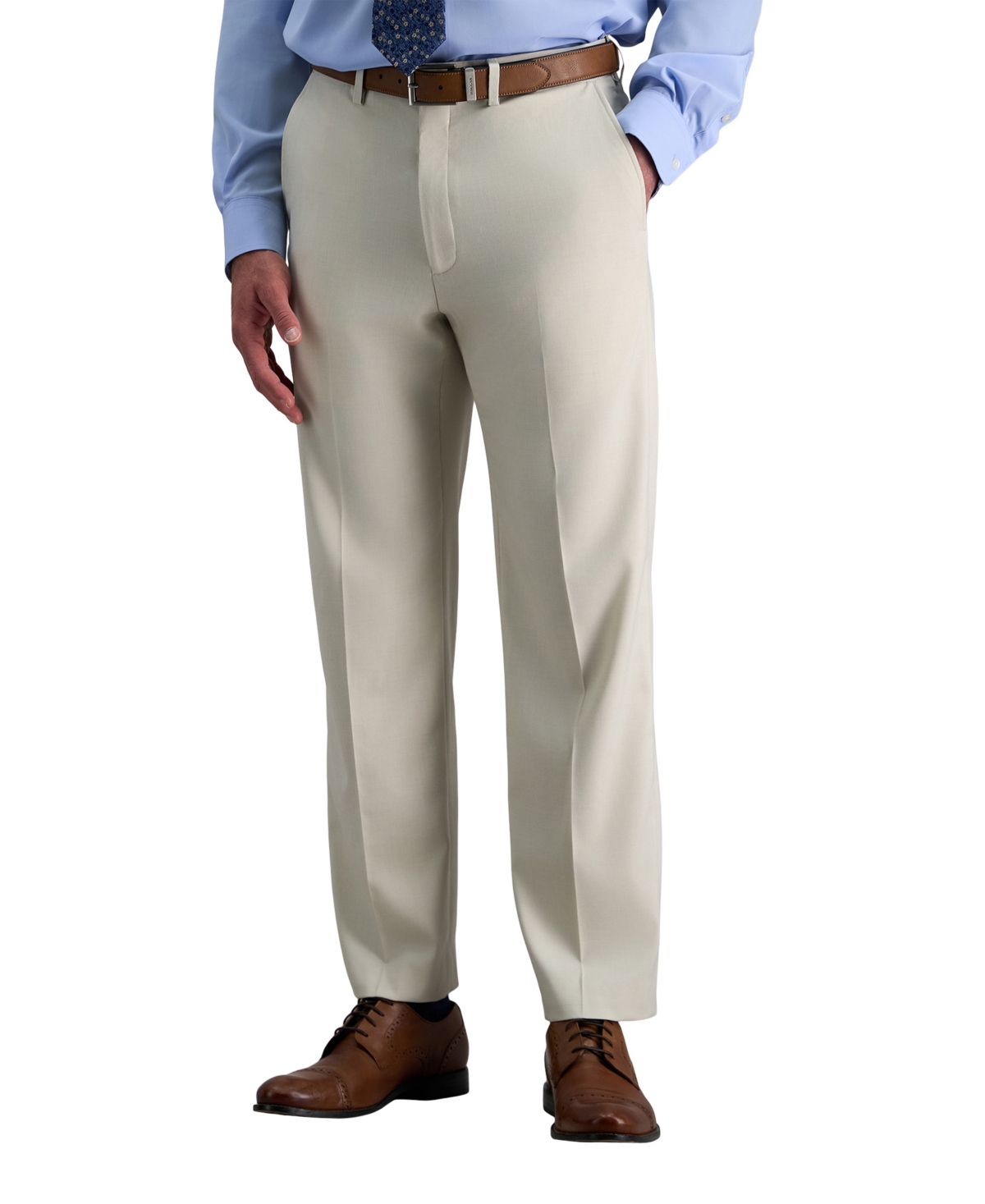 Click here for Jmh Men Premium Stretch Classic Fit Flat Front Sui... prices
