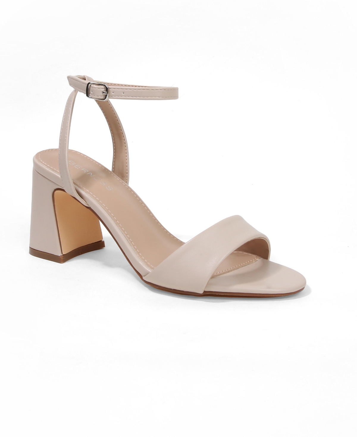 Click here for Berness Womens Hania Ankle Strap Block Heel Sandal... prices