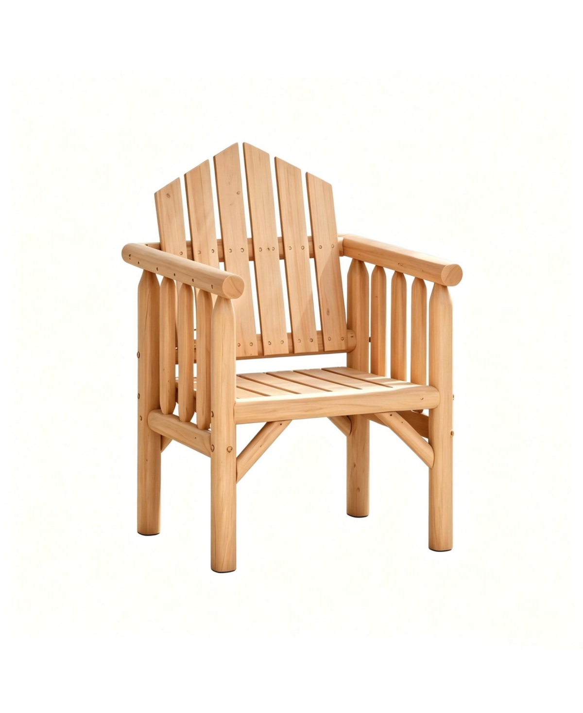 Click here for Yiortwo Wooden Patio Armchair with Armrests  Outdo... prices