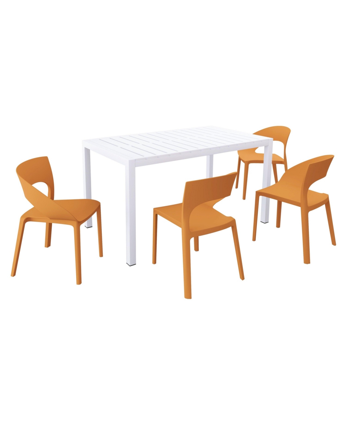 Click here for Mondawe 5-Piece Outdoor Dining Set - 55 Inch Table... prices