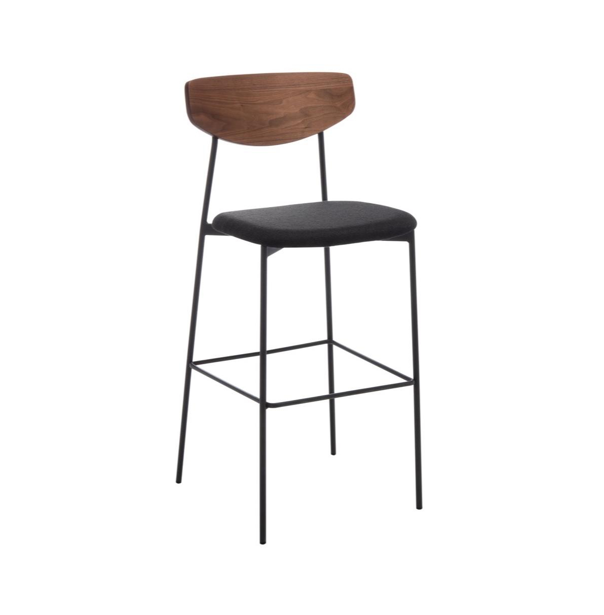 Click here for Safavieh Ryker Barstool - Walnut/black prices
