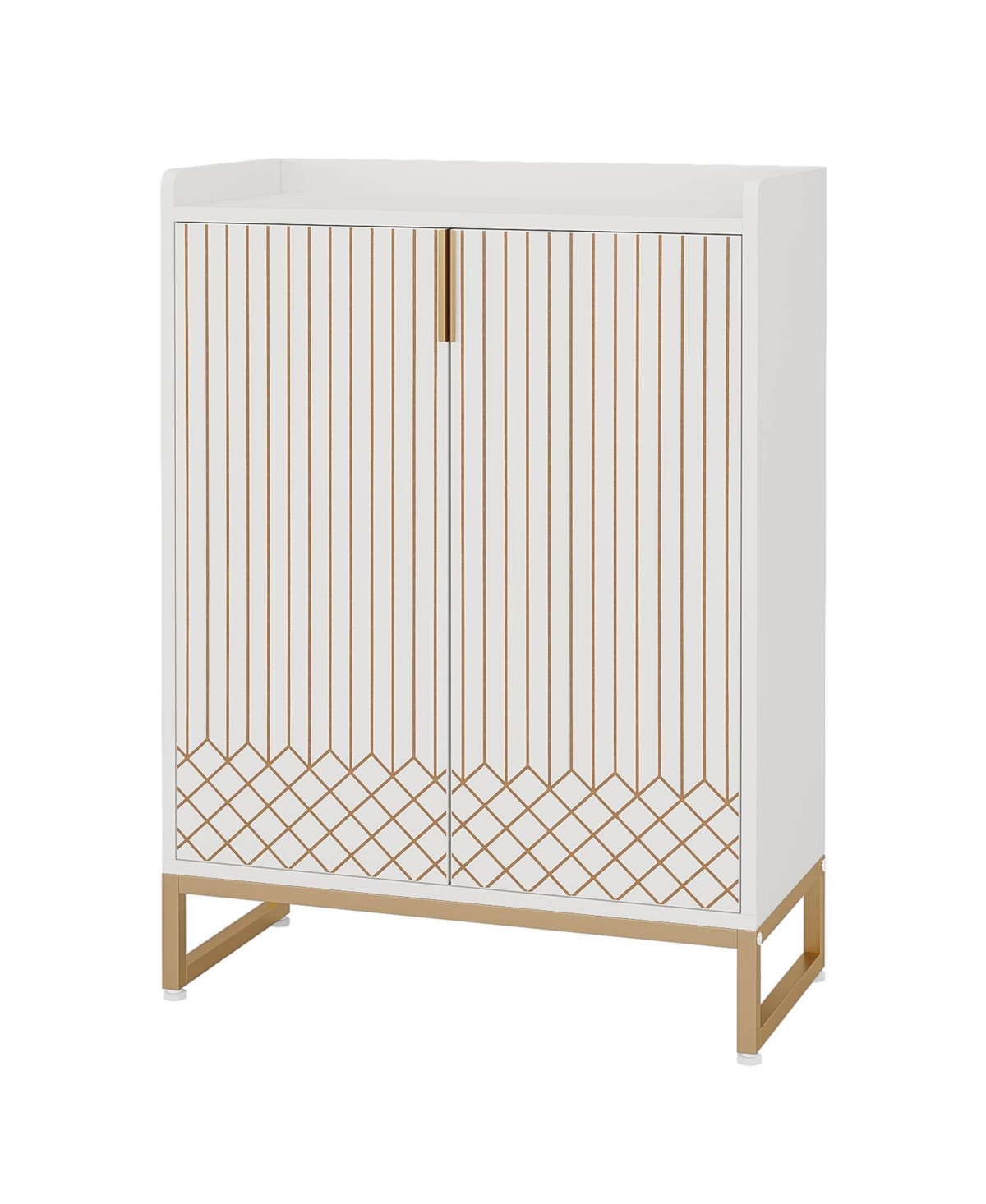 Click here for Slickblue 5 Tier Shoe Storage Cabinet with Doors f... prices