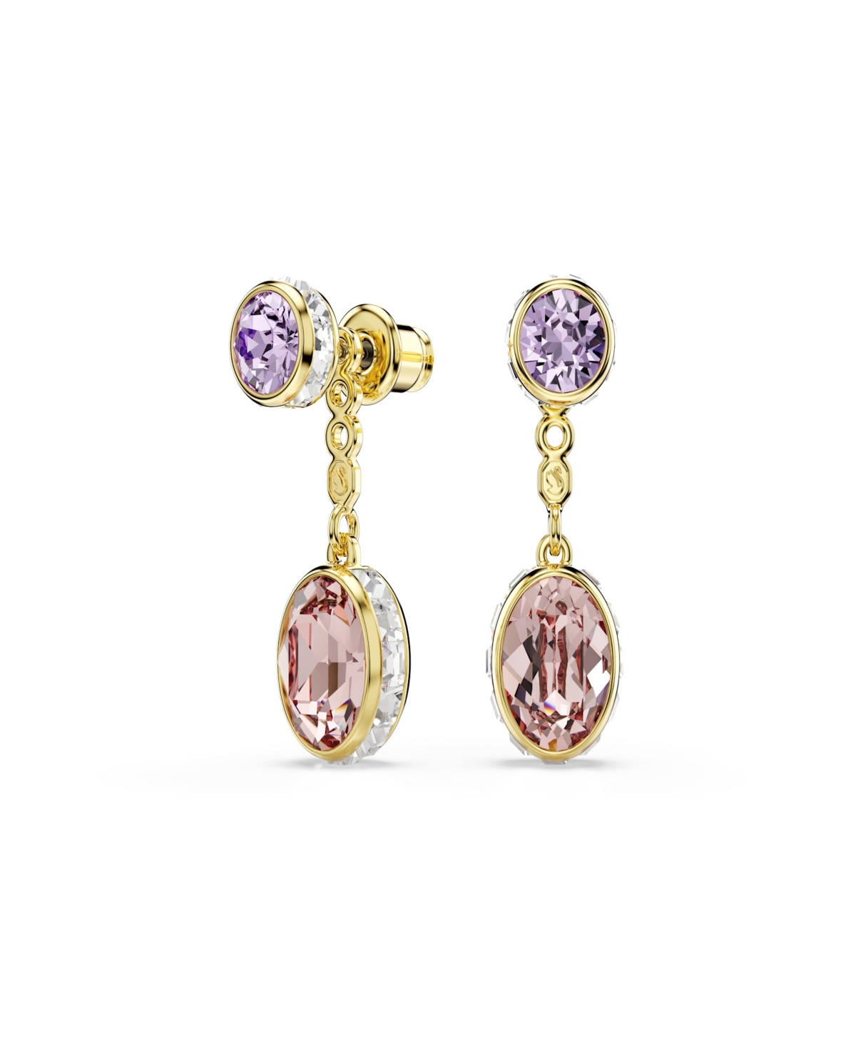 Click here for Swarovski Gold-Tone Plated Chroma Drop Earrings -... prices