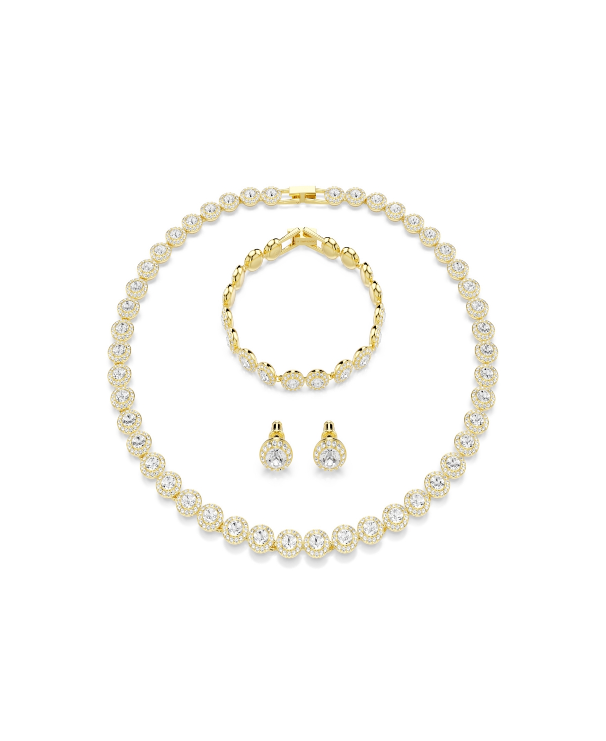 Click here for Swarovski Gold-Tone Plated Una Angelic Set - Gold prices