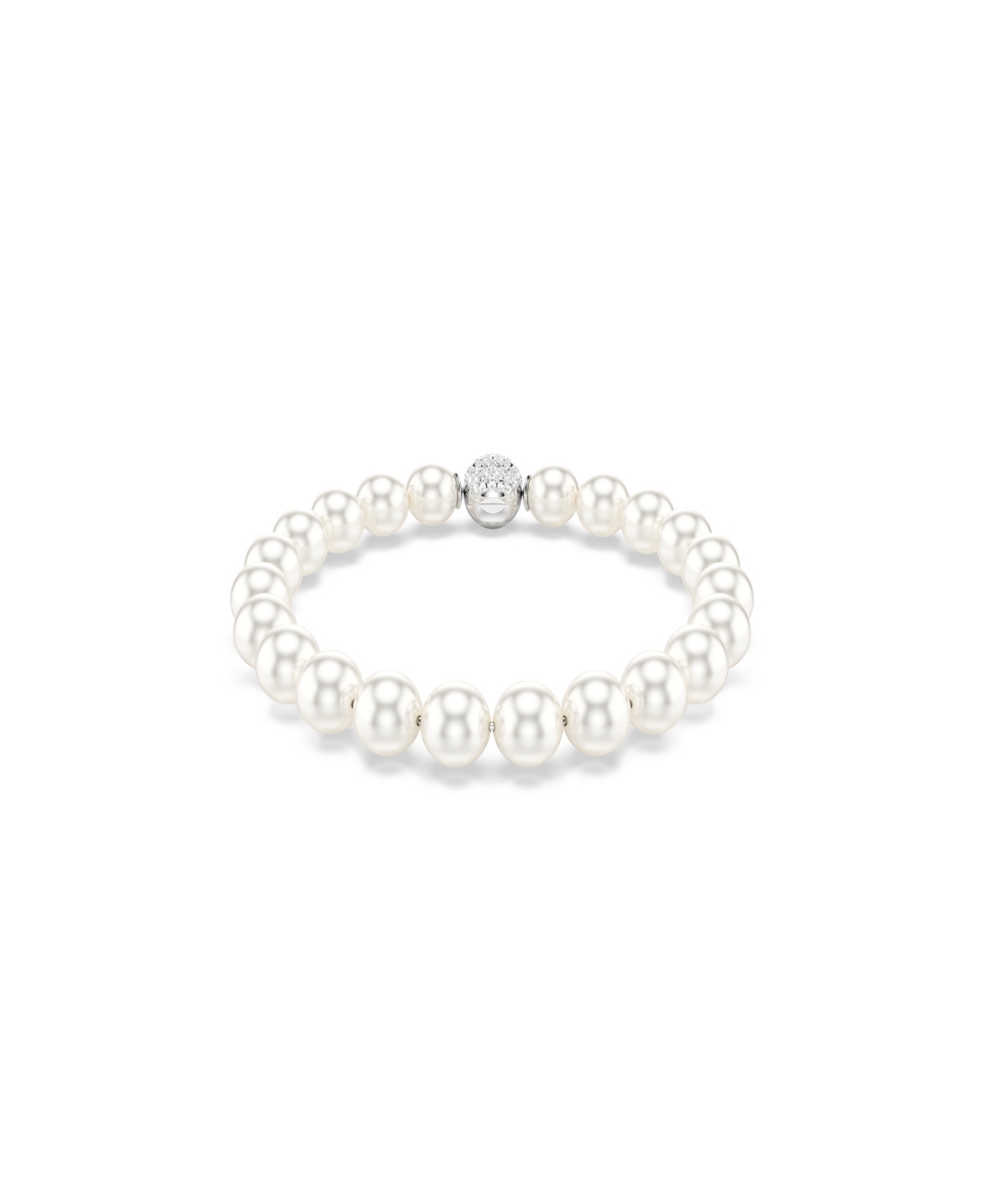Click here for Swarovski Rhodium-Plated Matrix Bracelet - White prices