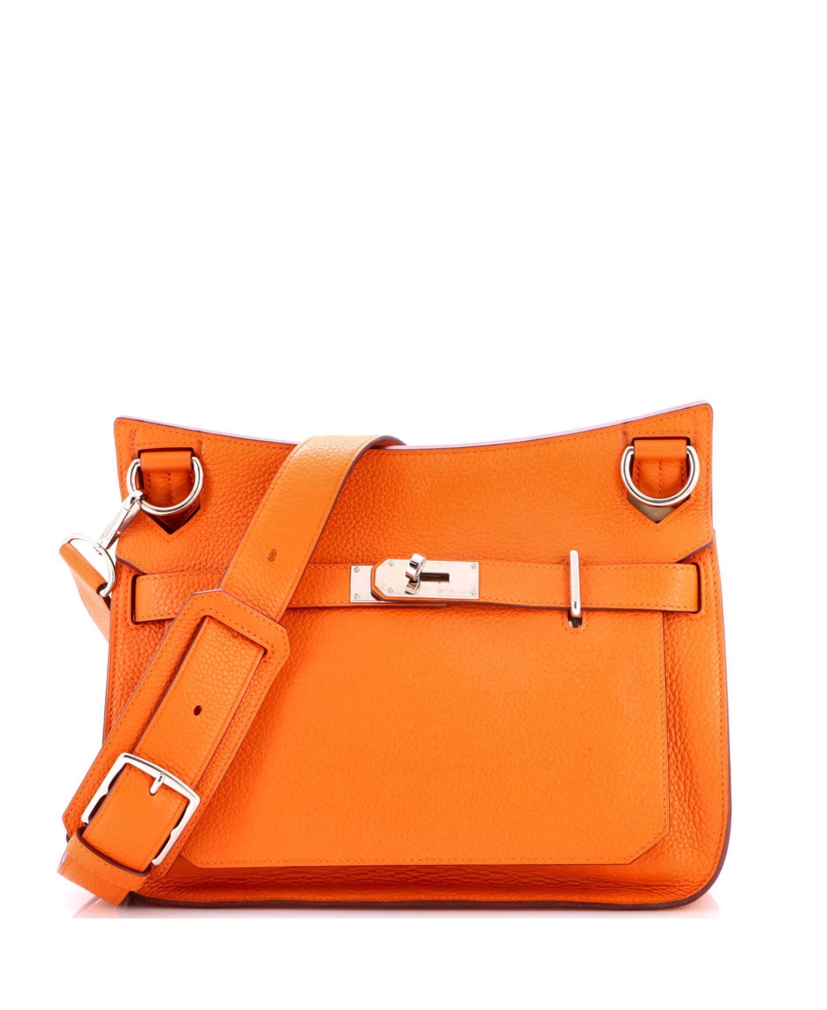 Click here for Pre-Owned HERMES 31 Jypsiere Bag Clemence - Orange prices