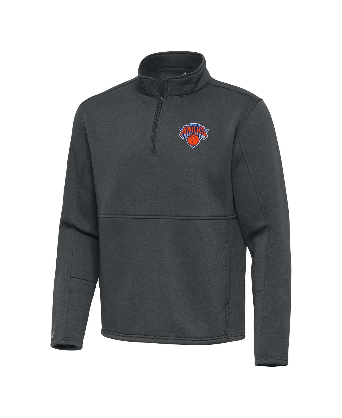 Click here for Antigua Mens Pewter New York Knicks Twist Quarter-... prices