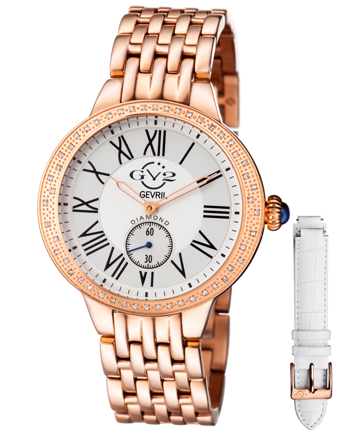 Click here for GV2 by Gevril Womens Astor Swiss Quartz Diamond Ip... prices