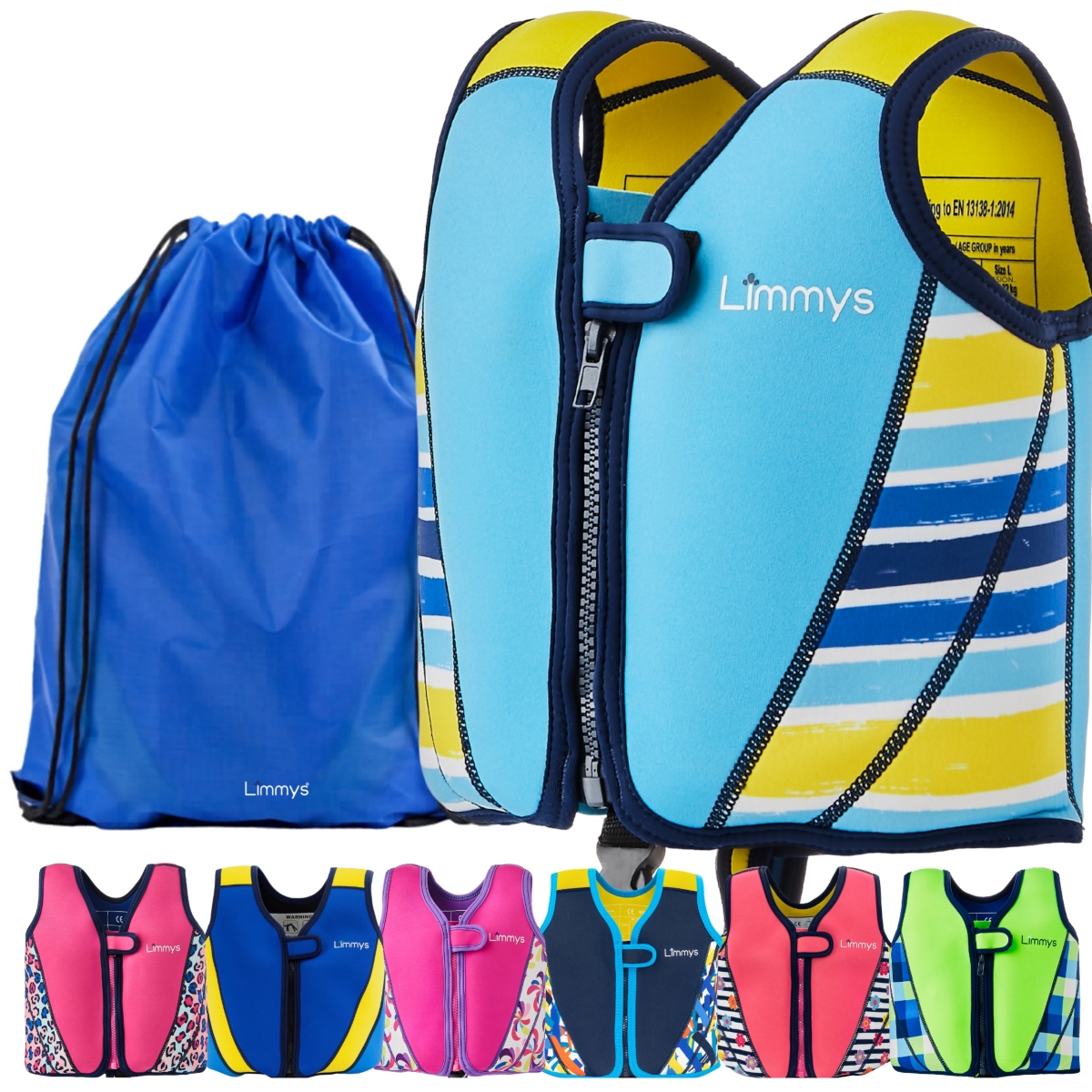 Click here for Limmys Swim Vest for Toddlers and Kids - Adjustabl... prices