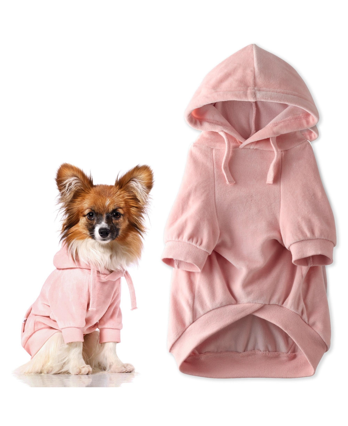 Click here for Pet Passion Cooper Ii The Velour Hoodie - Pink prices