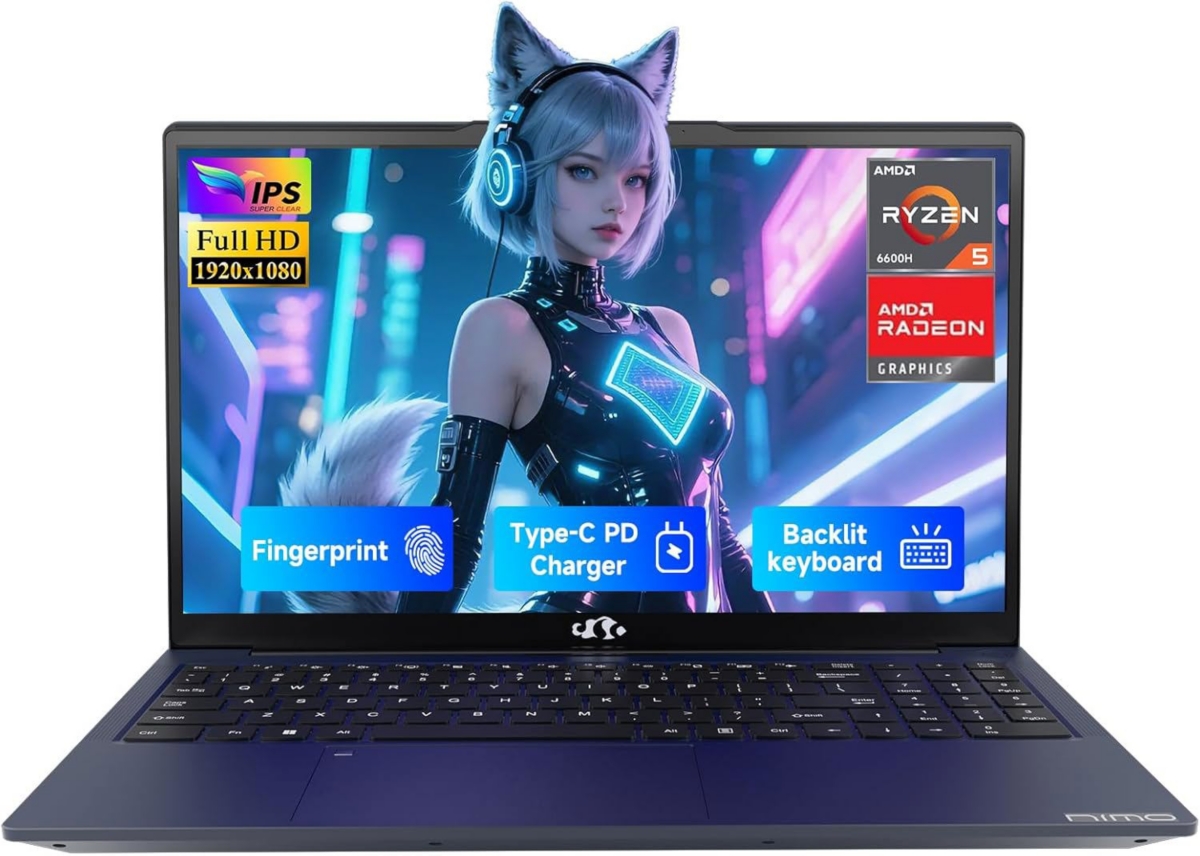Click here for Nimo 15.6 Gaming Laptop Amd Ryzen 5 6600H 6-Cores... prices