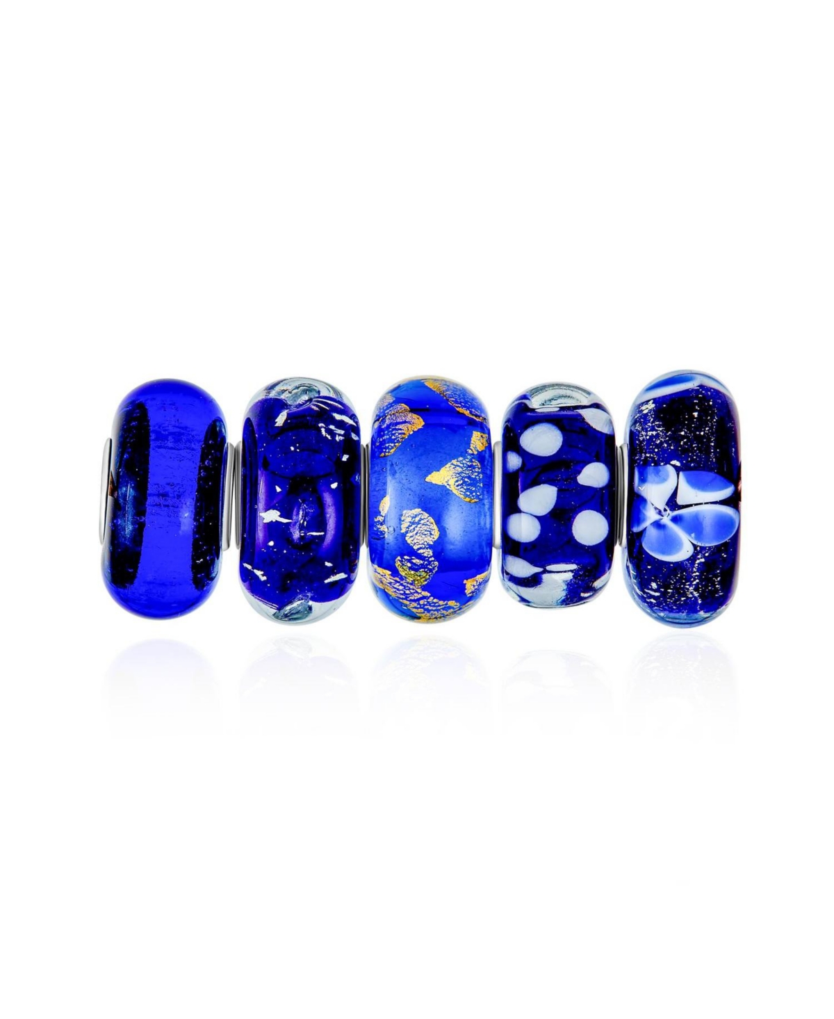 Click here for Bling Jewelry Mixed Set Floral Murano Glass Flower... prices