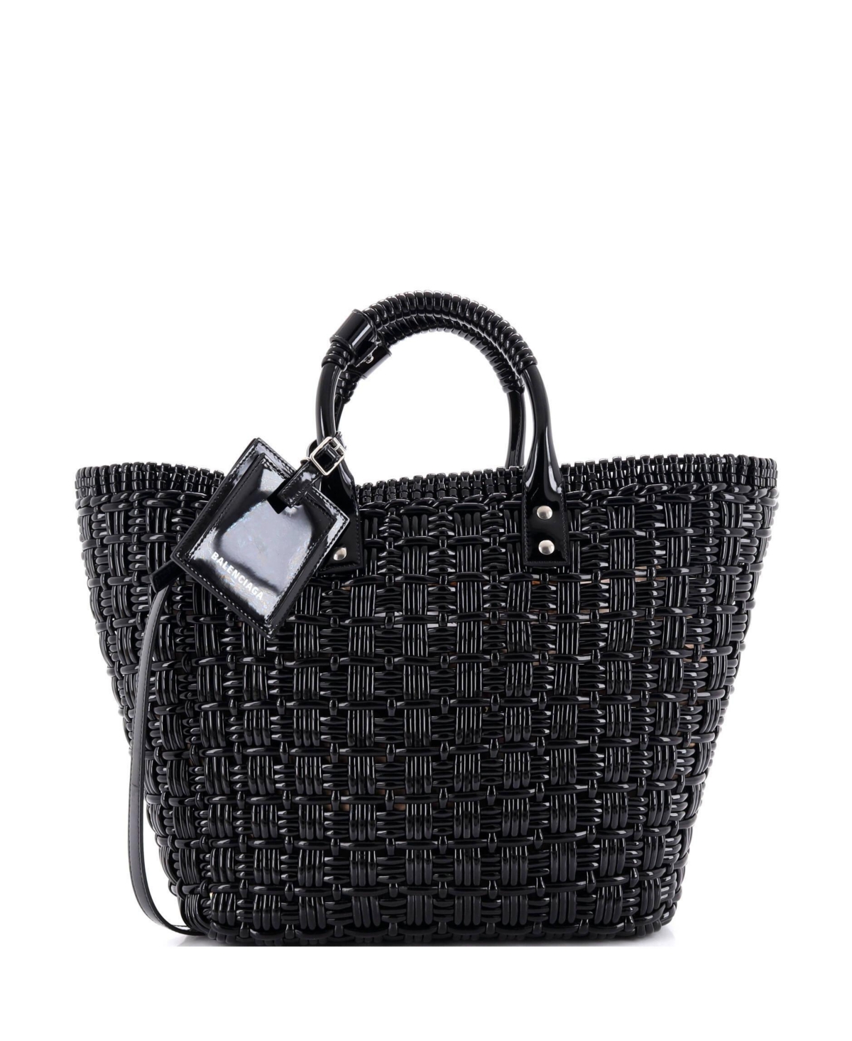 Click here for Pre-Owned Balenciaga Small Bistro Panier Bag Woven... prices