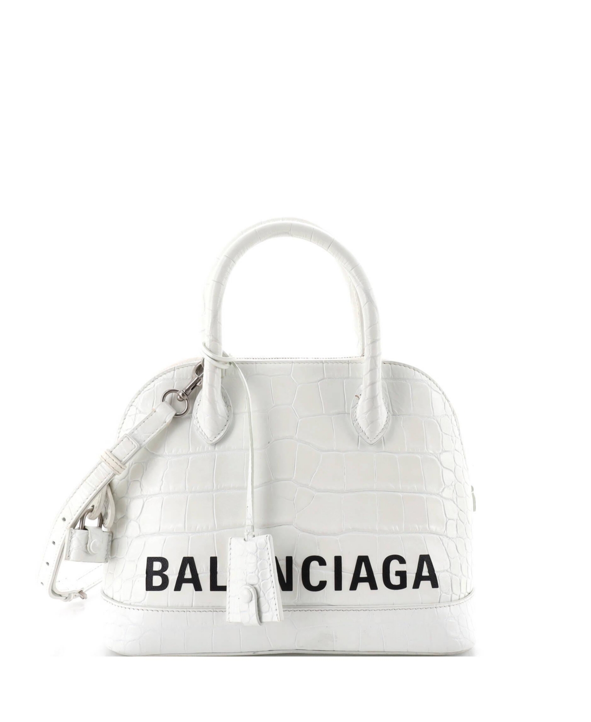 Click here for Pre-Owned Balenciaga Small Logo Ville Bag Embossed... prices