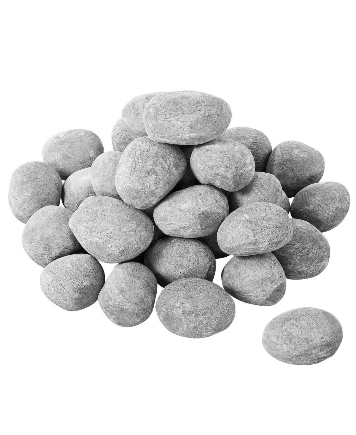 Click here for Cozito Ceramic Fire Pebble Stones  2-3 in 30-Piece... prices