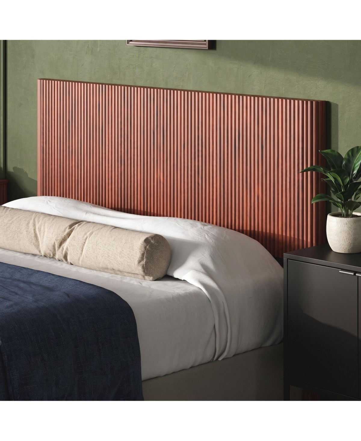 Click here for Sailvan Modern Wooden Queen Headboard with Arched... prices