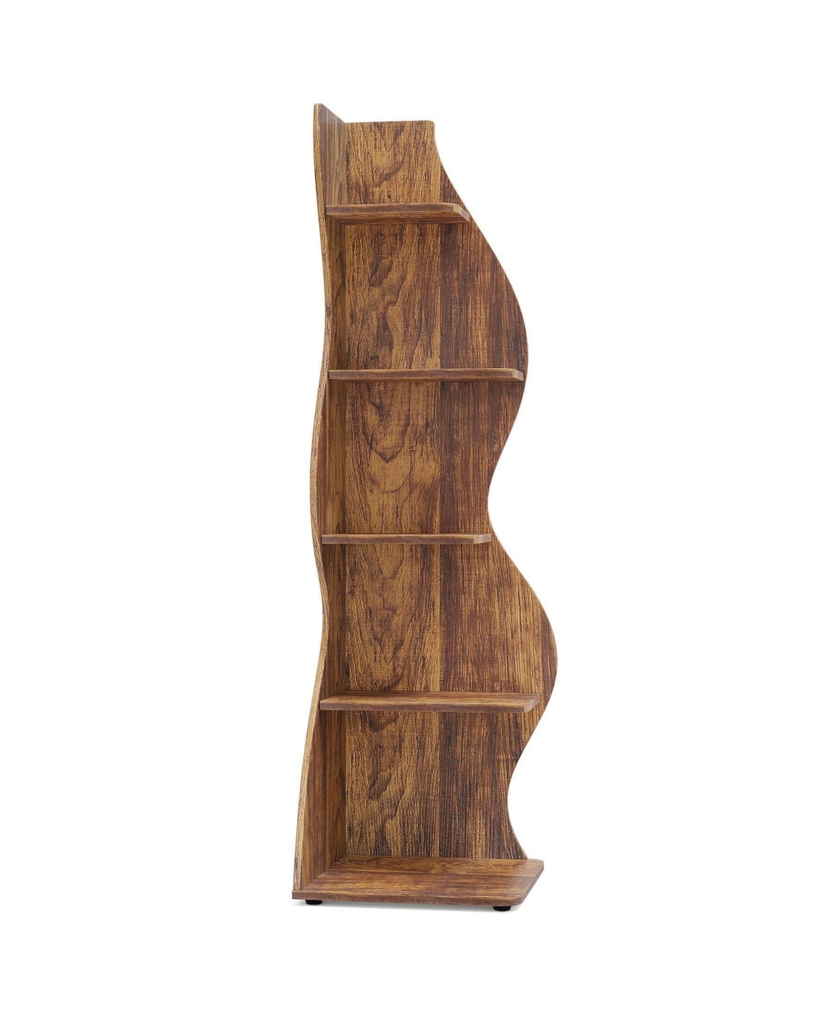 Click here for Slickblue Modern Corner Bookcase with 5 Tier Open... prices