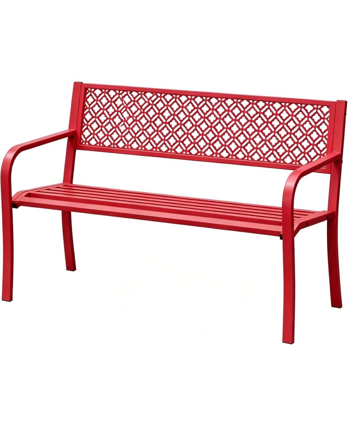 Click here for gaomon Outdoor Metal Garden Bench for 2 Person  He... prices