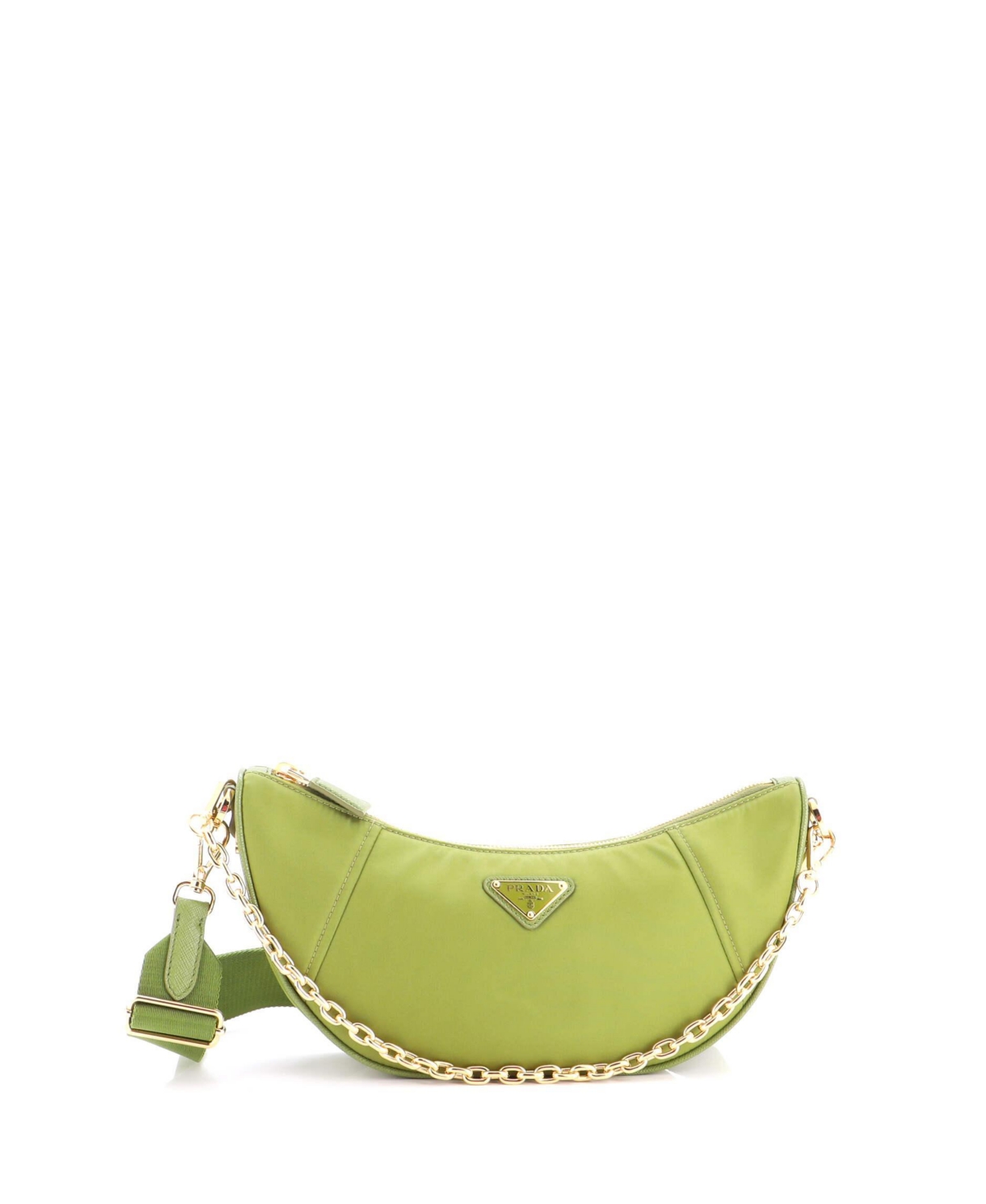 Click here for Pre-Owned Prada Demi Lune Shoulder Bag Re-Nylon -... prices