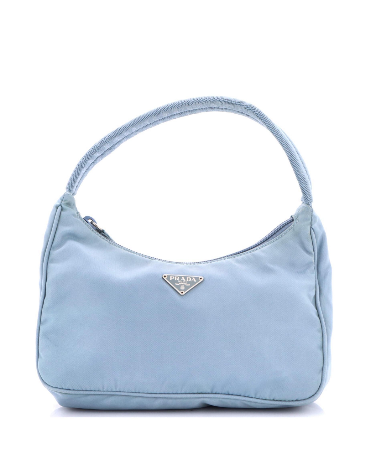 Click here for Pre-Owned Prada Mini Hobo Tessuto - Blue prices