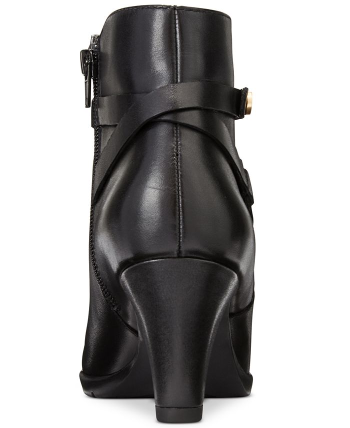 Anne Klein Chelsey Zippered Booties - Macy's