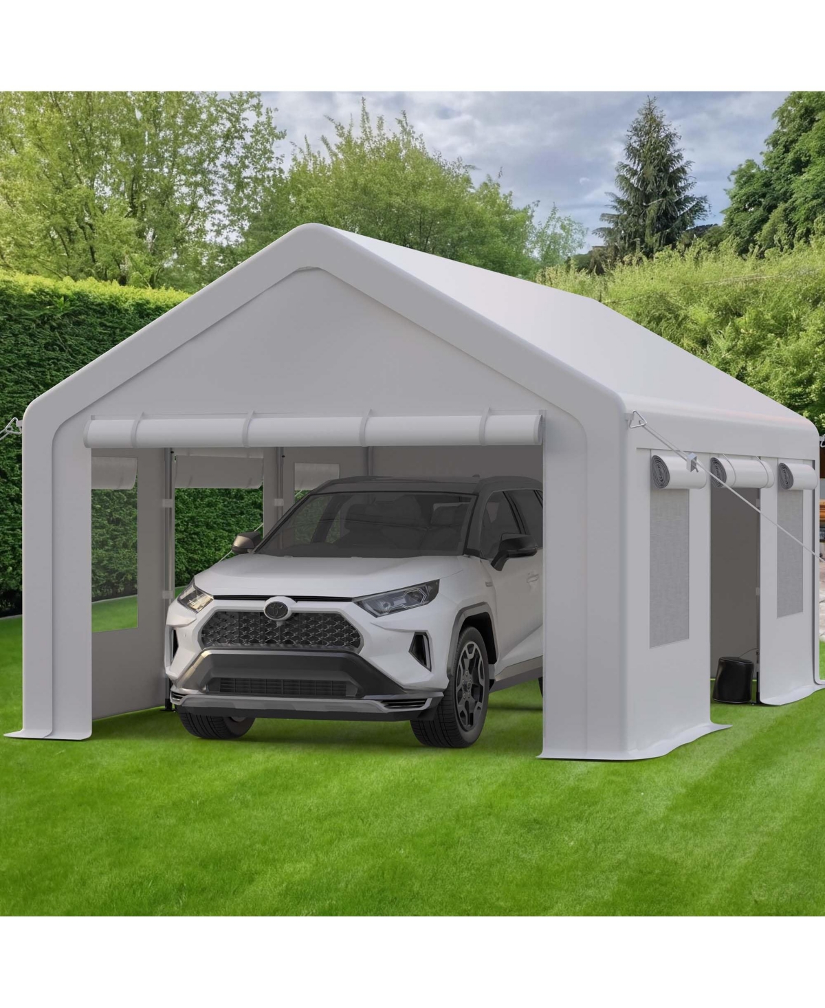 Click here for Heavy Duty Portable Carport Canopy Garage - Outdoo... prices
