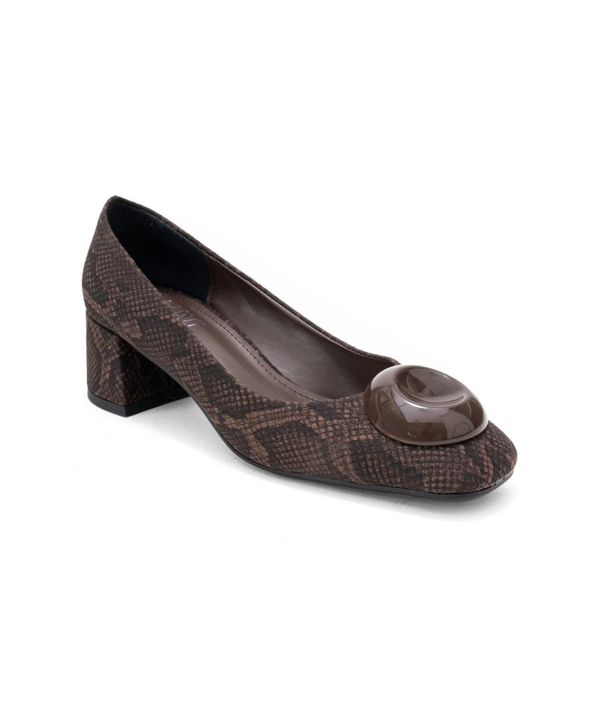 Click here for Prologue Shoes Womens Mila Buckle Square Toe Block... prices