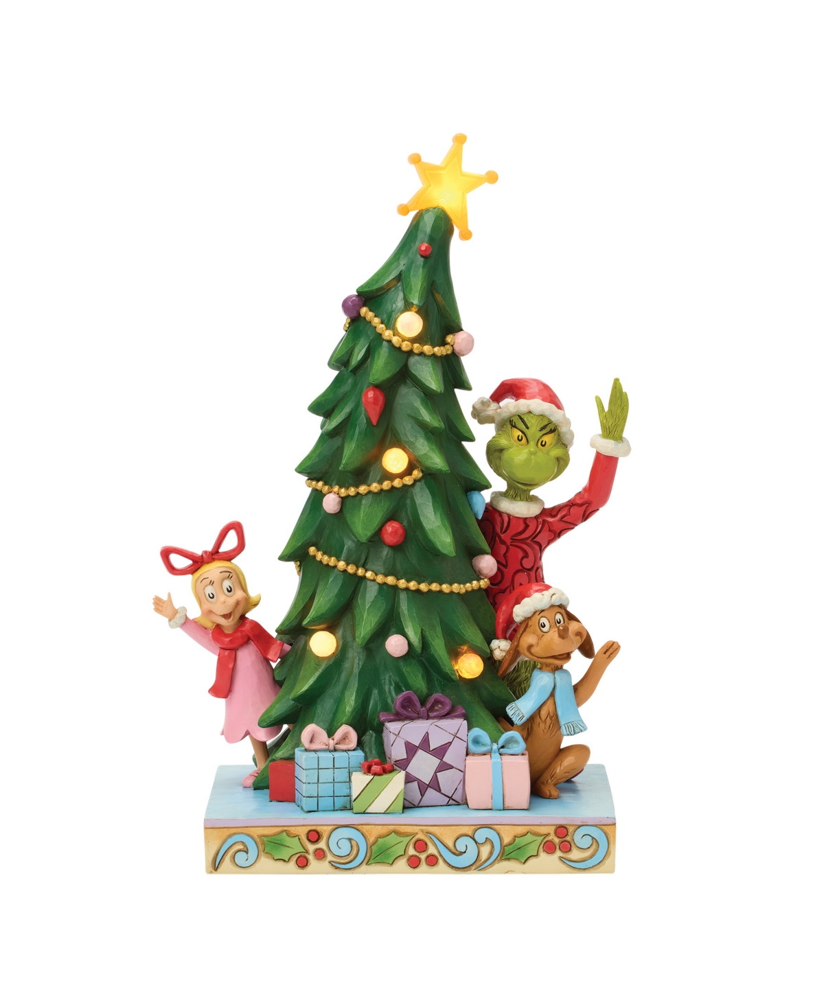 Click here for Jim Shore Grinch Fig Grinch  Cindy  Max Peeking -... prices