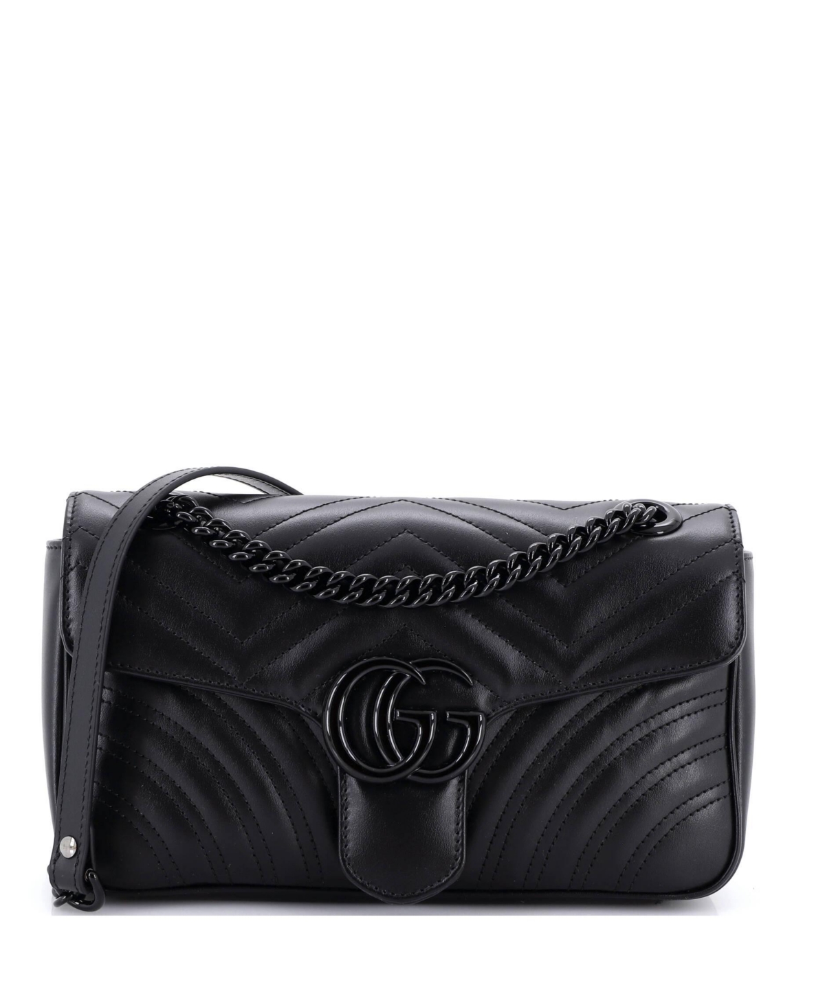 Click here for Pre-Owned Gucci Medium Gg Marmont Flap Bag Matelas... prices