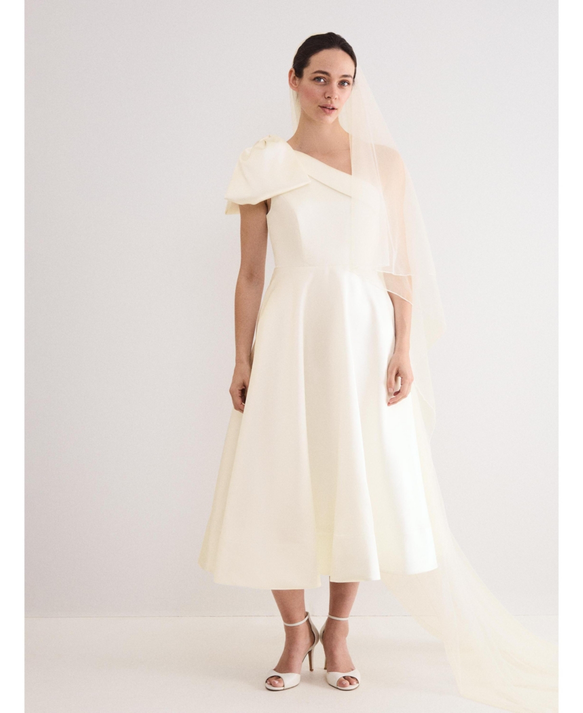 Click here for Phase Eight Womens Josephine Bow Midi Dress - Ivor... prices