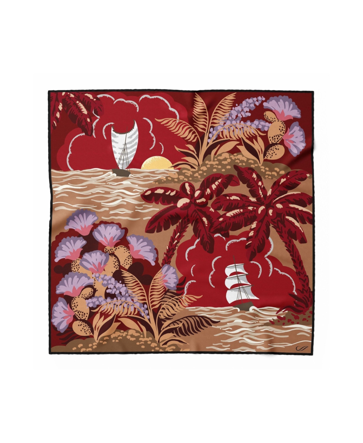 Click here for Elizabetta Mens Isola Silk Pocket Square - Red prices