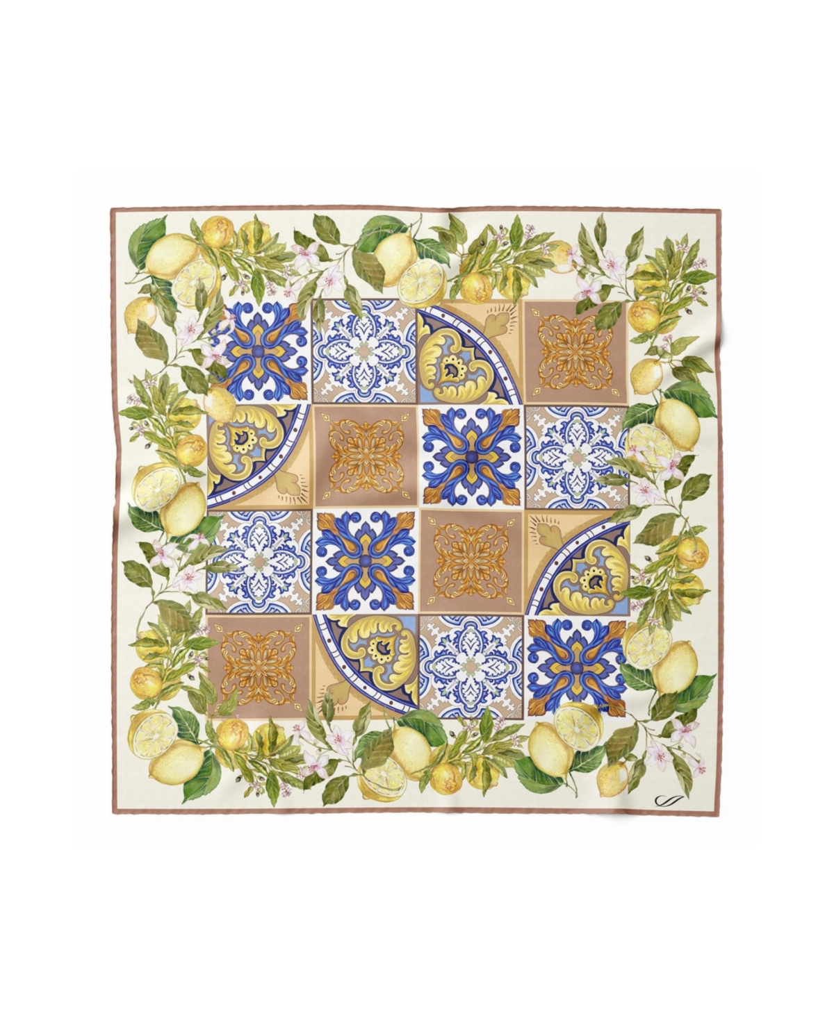 Click here for Elizabetta Mens Messina Silk Pocket Square - Terra... prices