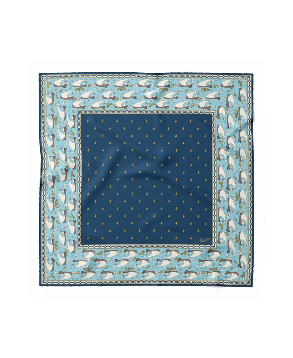 Click here for Elizabetta Mens Ostia Silk Pocket Square - Navy prices